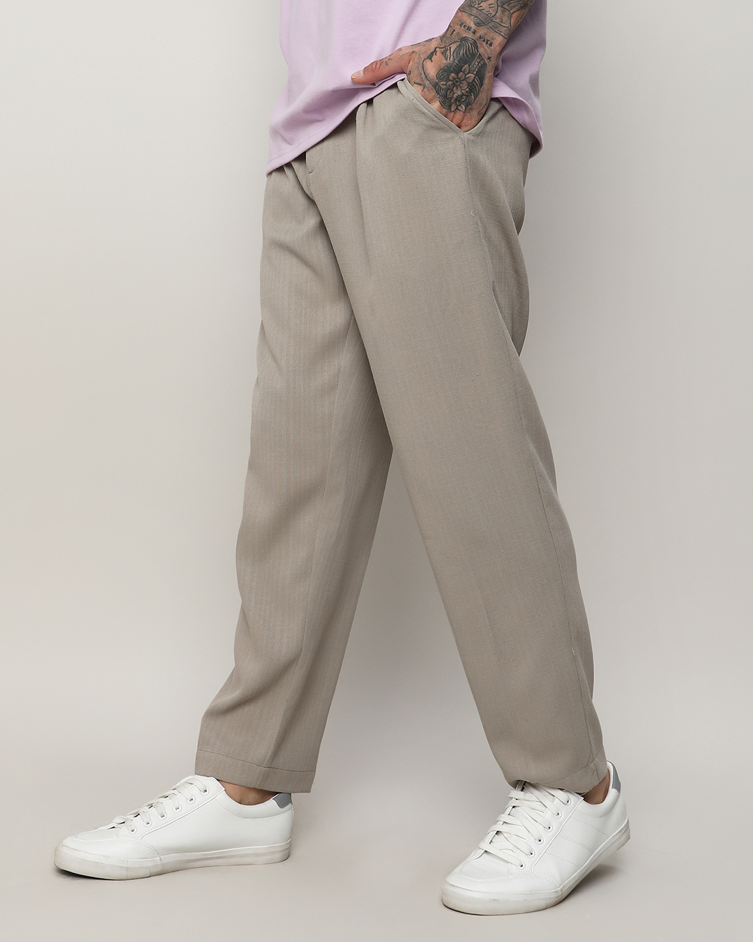 Buy Men's Beige Pants Online at Bewakoof