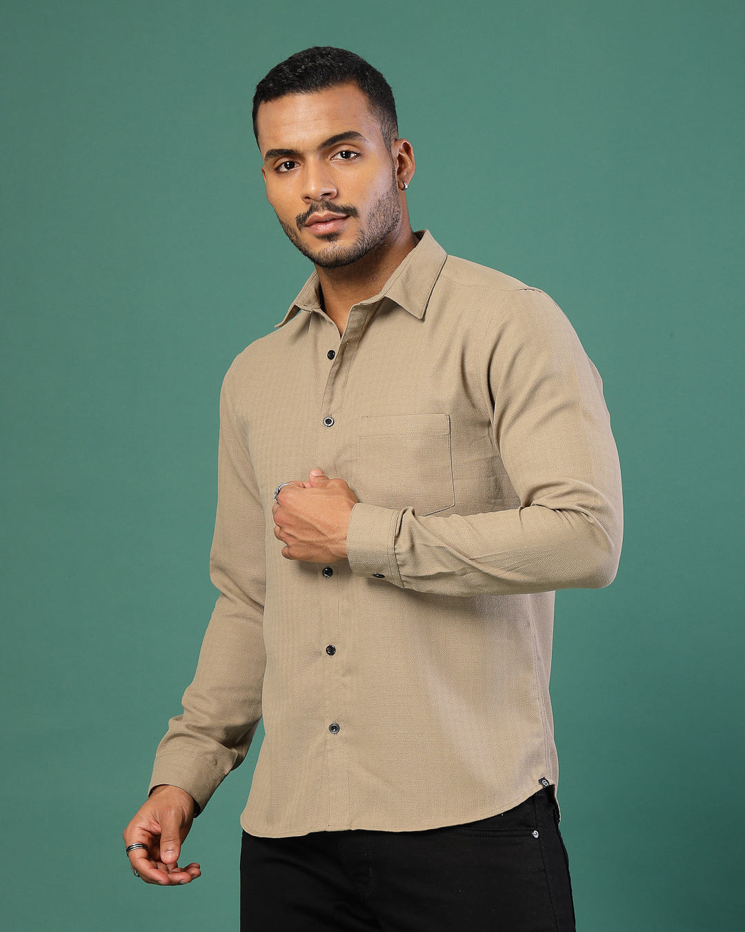Buy Men's Beige Shirt Online at Bewakoof