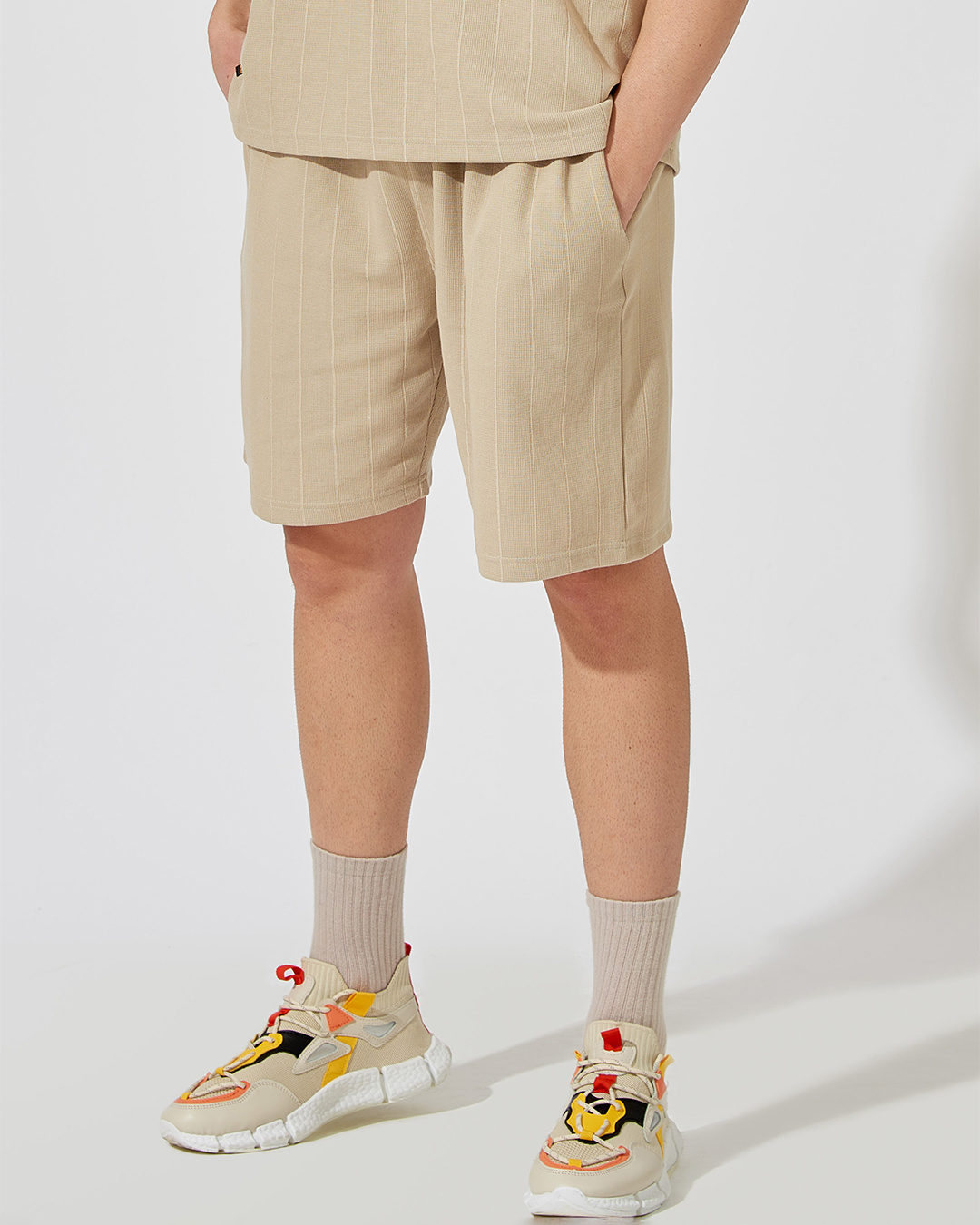 Buy Men's Beige Shorts Online at Bewakoof