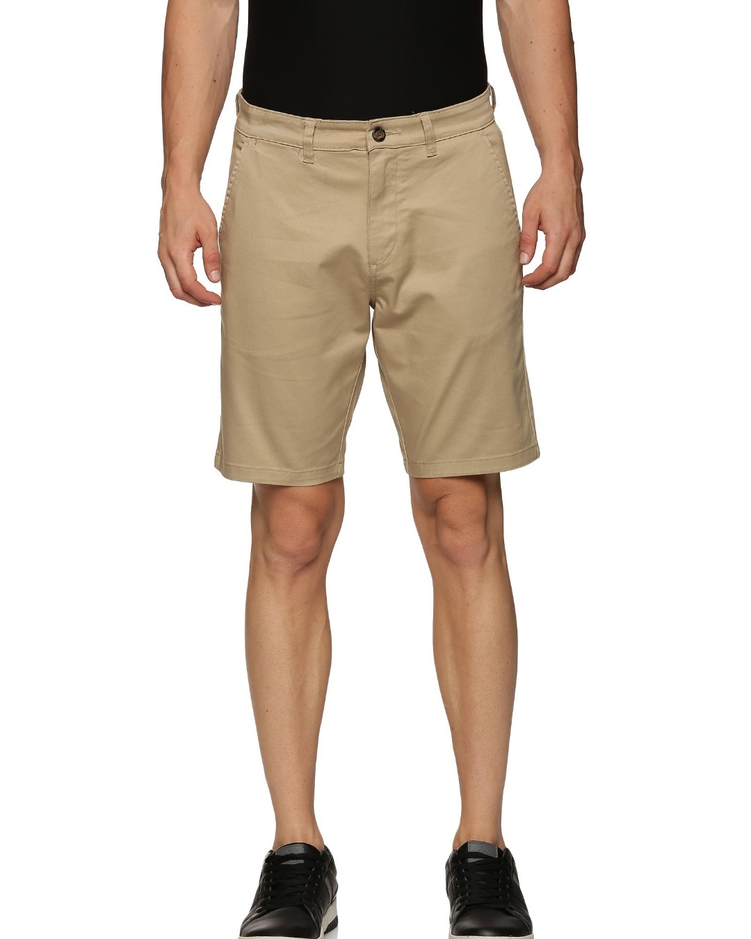 Buy Men's Beige Slim Fit Shorts Online at Bewakoof