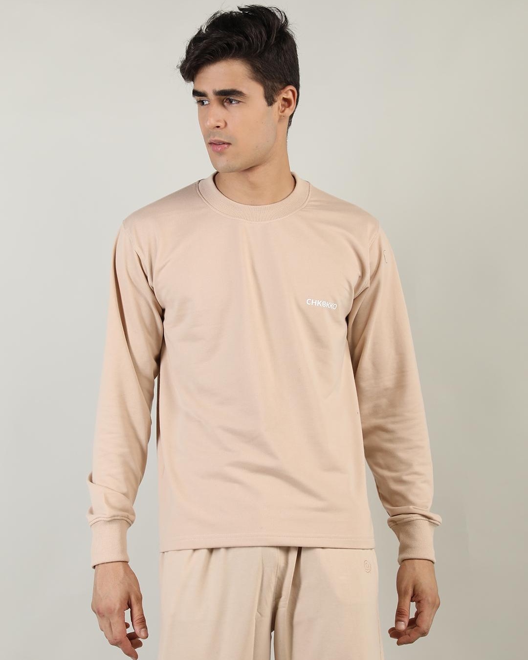 Buy Men's Beige T-shirt Online at Bewakoof