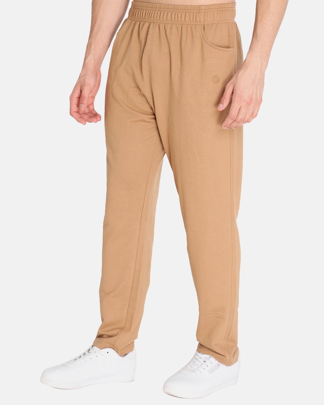 Buy Men's Beige Track Pants Online at Bewakoof