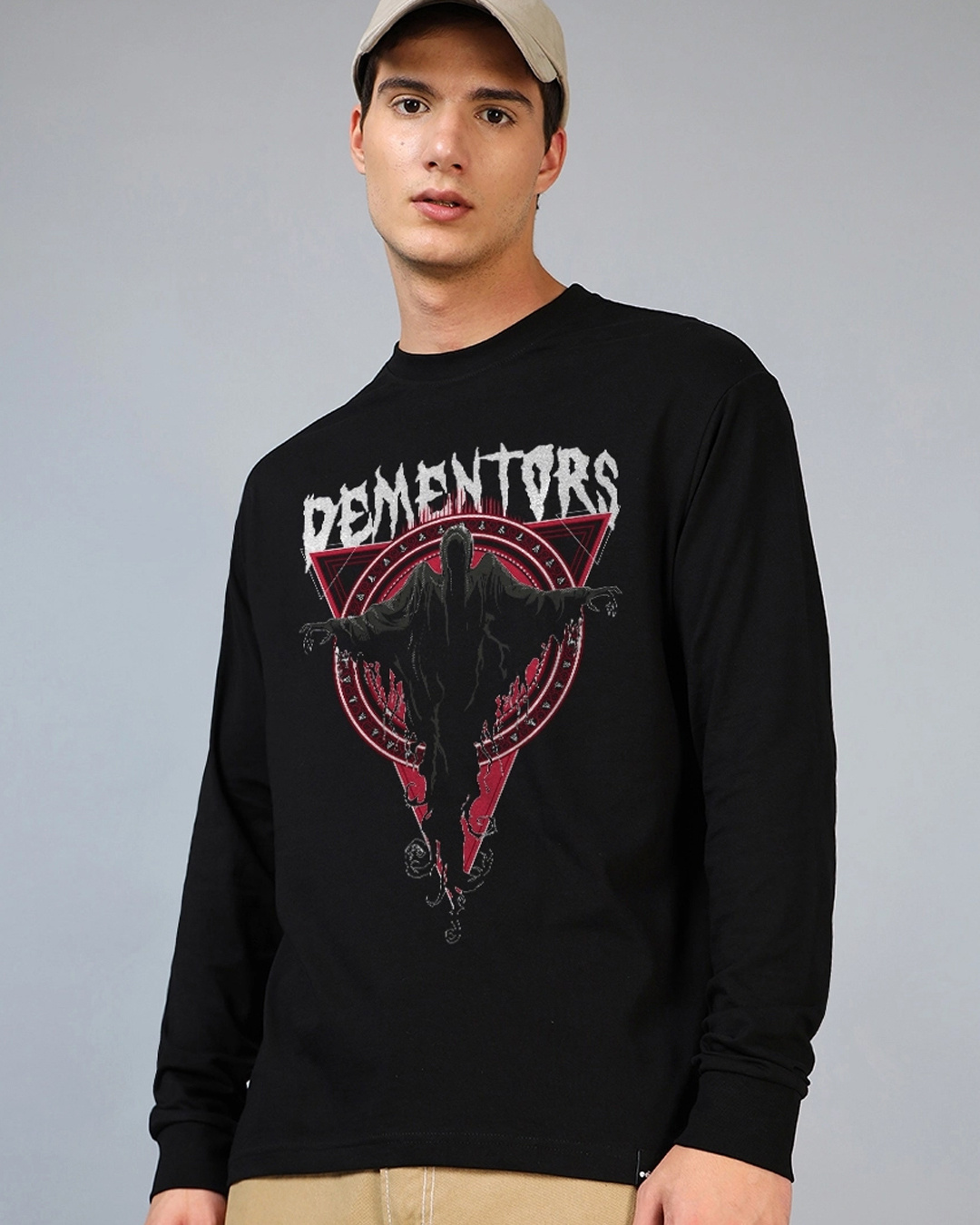 Buy Men's Black Dementors Graphic Printed Oversized T-shirt Online at ...