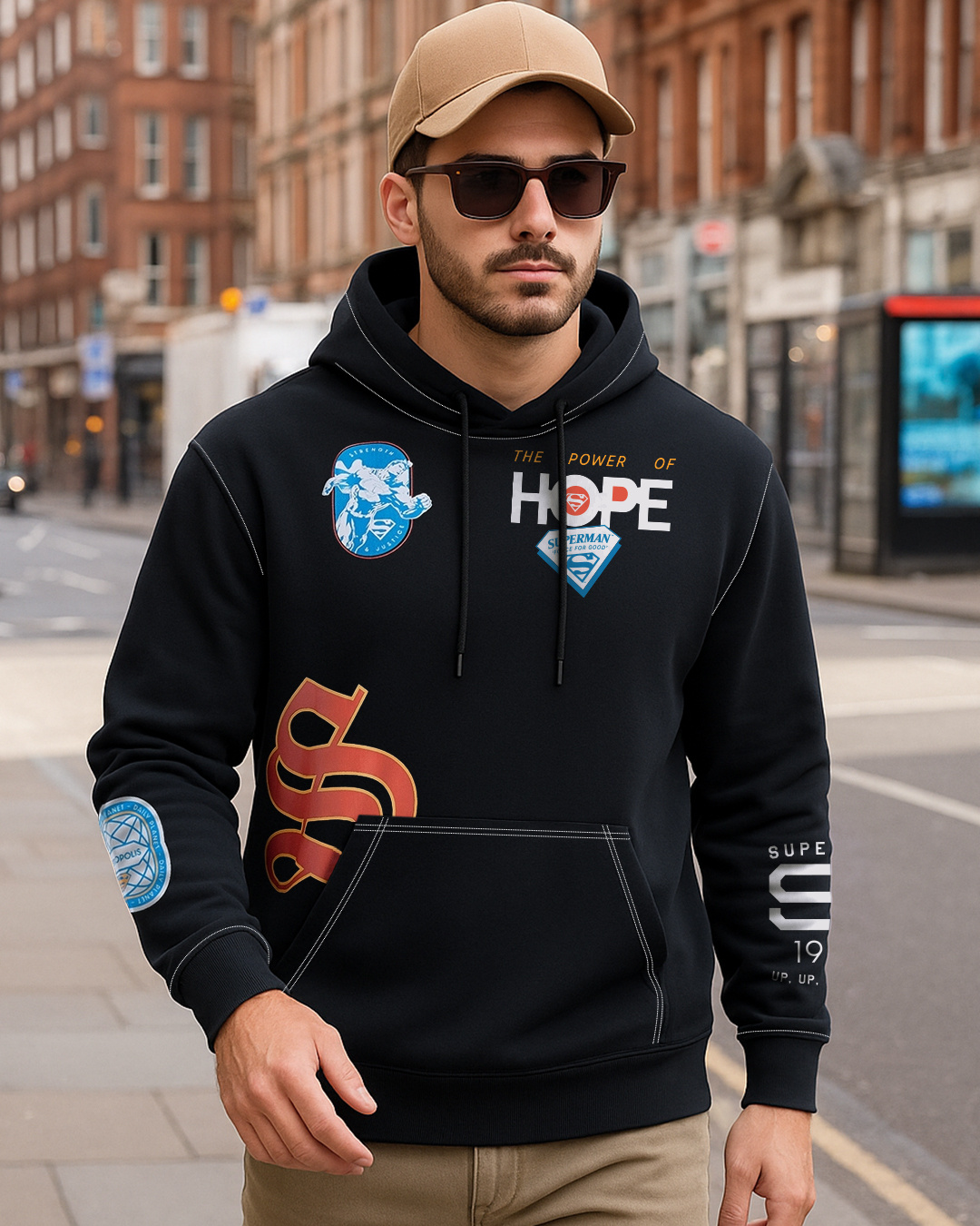 Buy Men's Black Graphic Printed Oversized Hoodies Online at Bewakoof