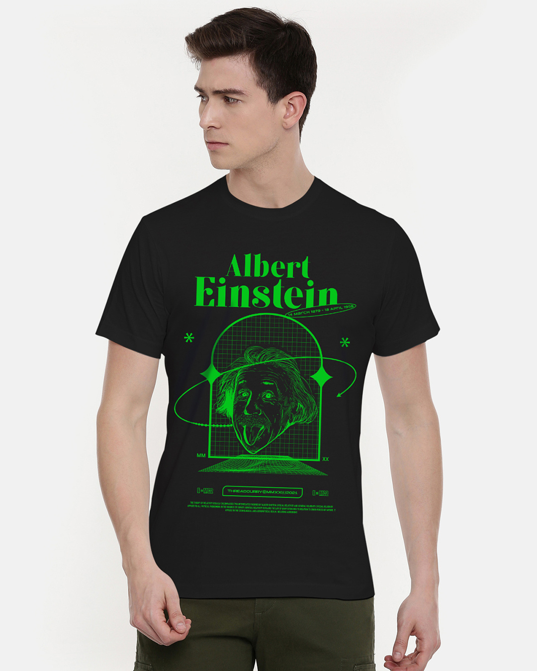 Buy Men's Black Graphic Printed T-shirt Online at Bewakoof