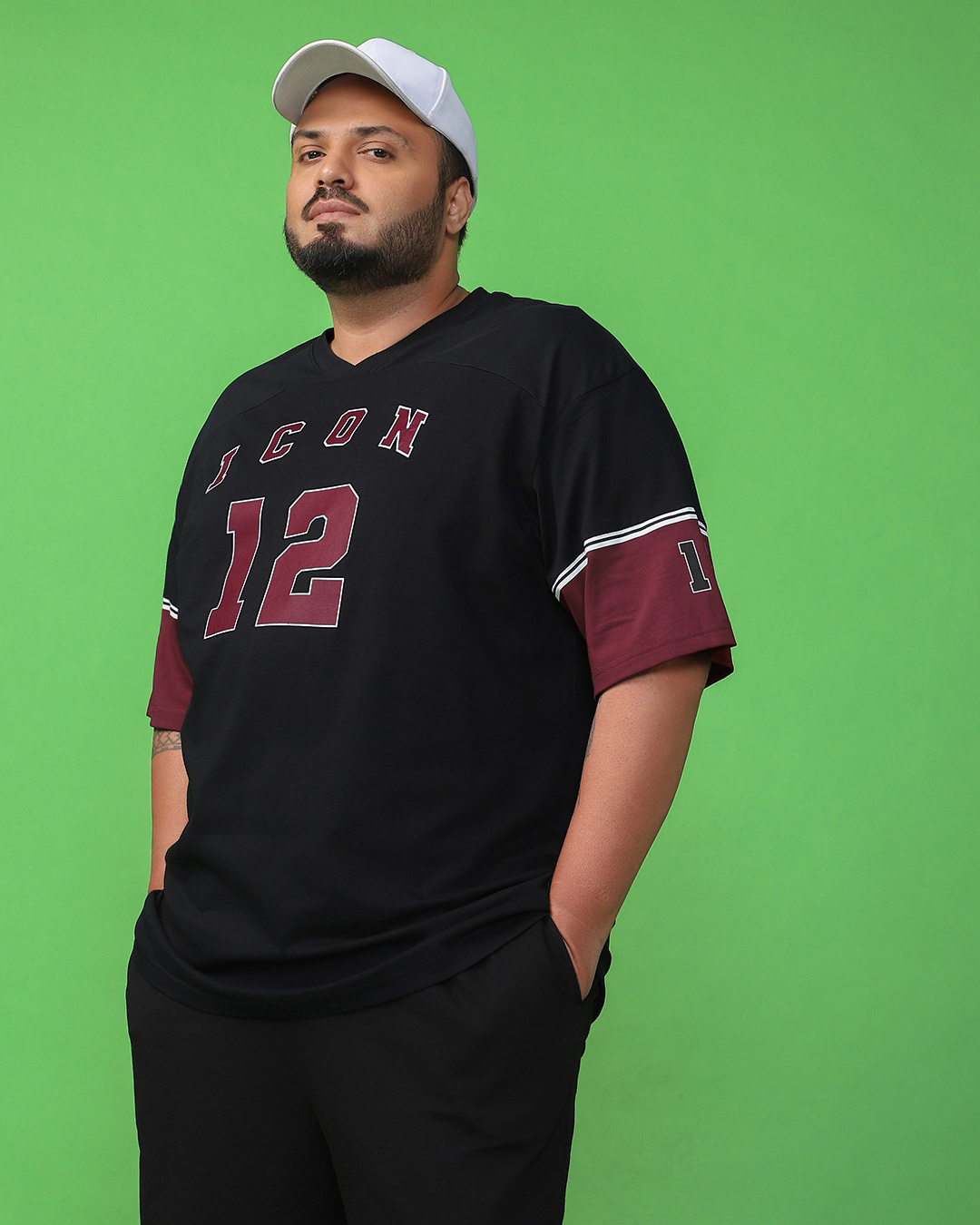 Buy Men's Black Gru Graphic Printed Oversized Plus Size T-shirt Online at Bewakoof