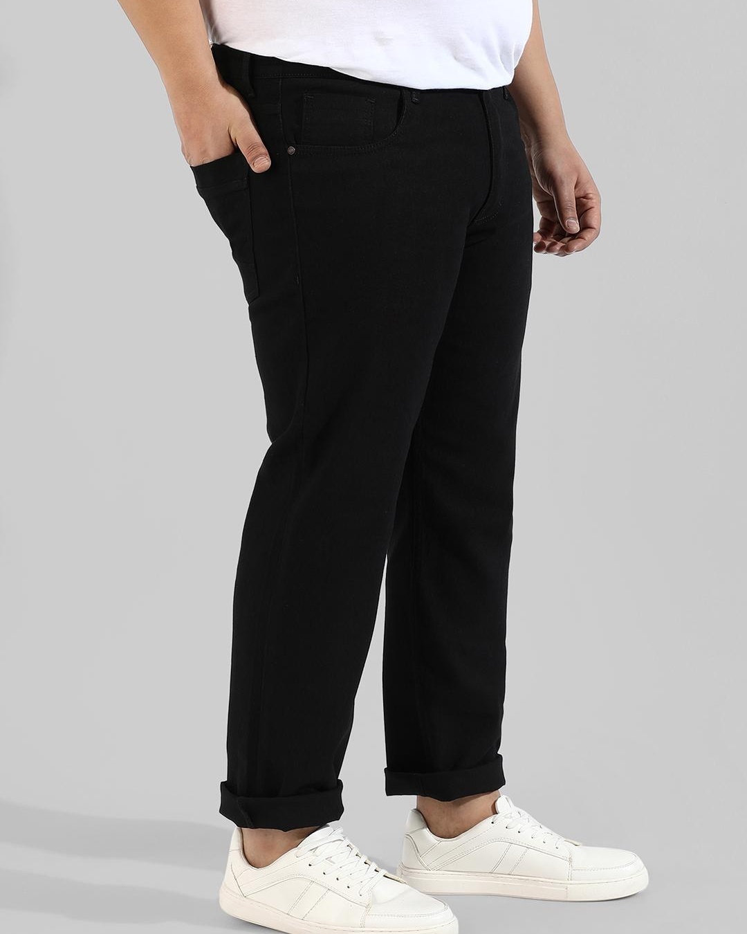 Buy Men's Black Jeans Online at Bewakoof