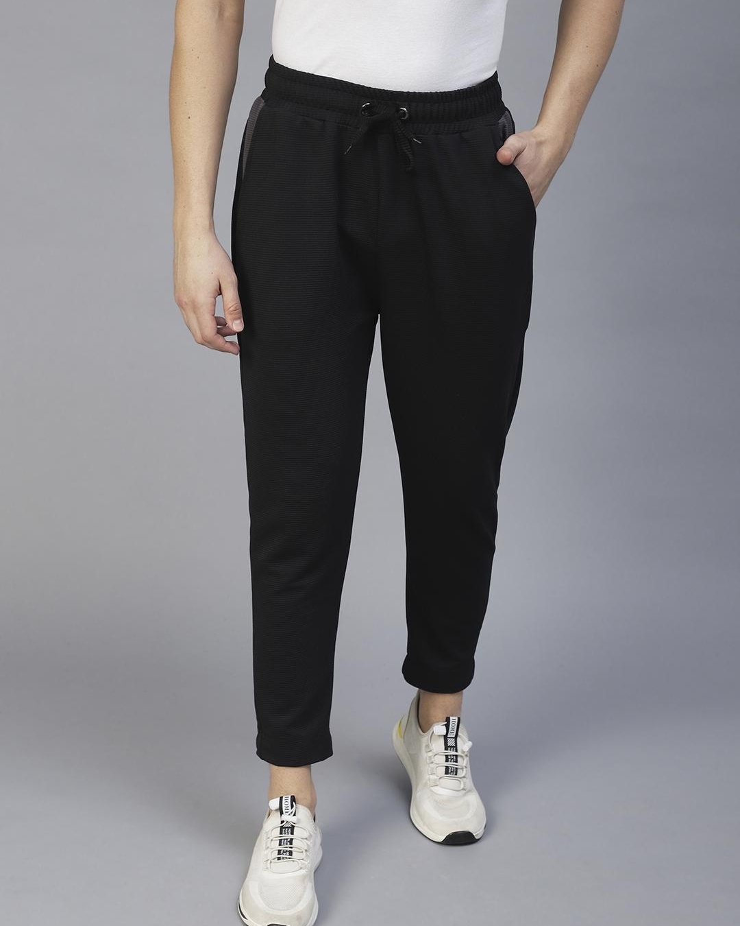 Buy Men's Black Track Pants Online at Bewakoof