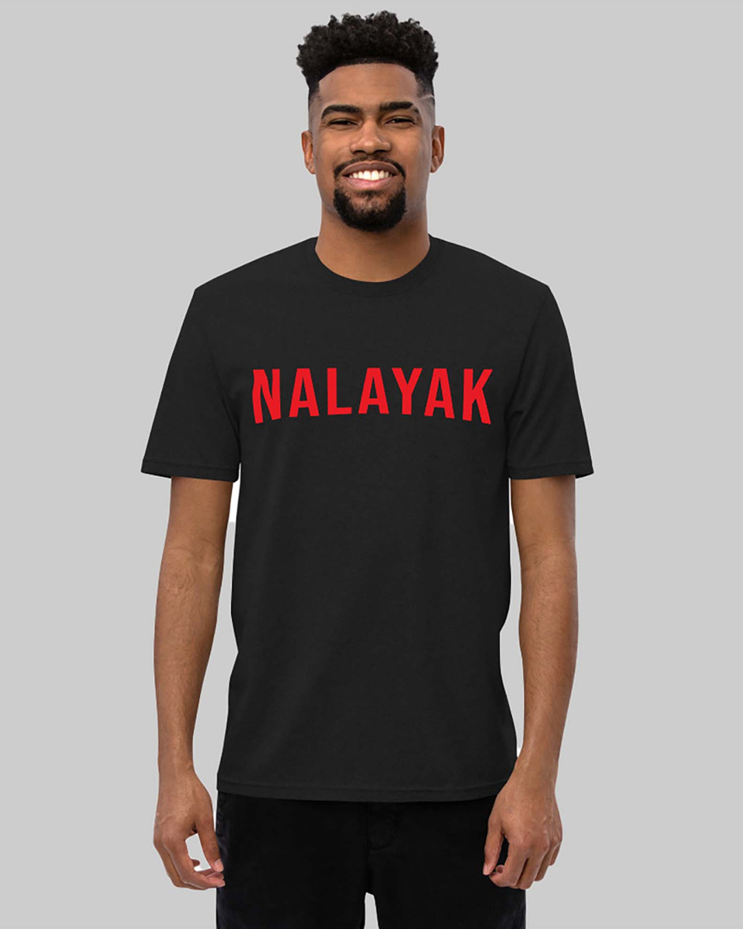 Buy Men's Black Nalayak Typography T-shirt Online at Bewakoof