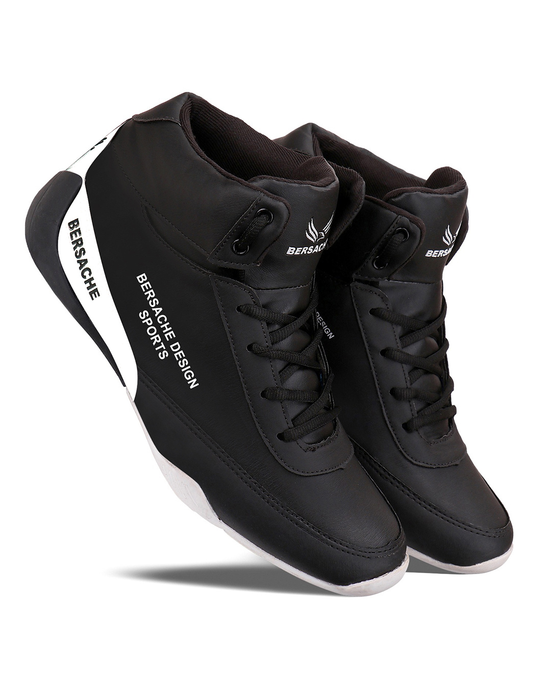 Buy Men's Black & White Block Sports Shoes Online in India at Bewakoof