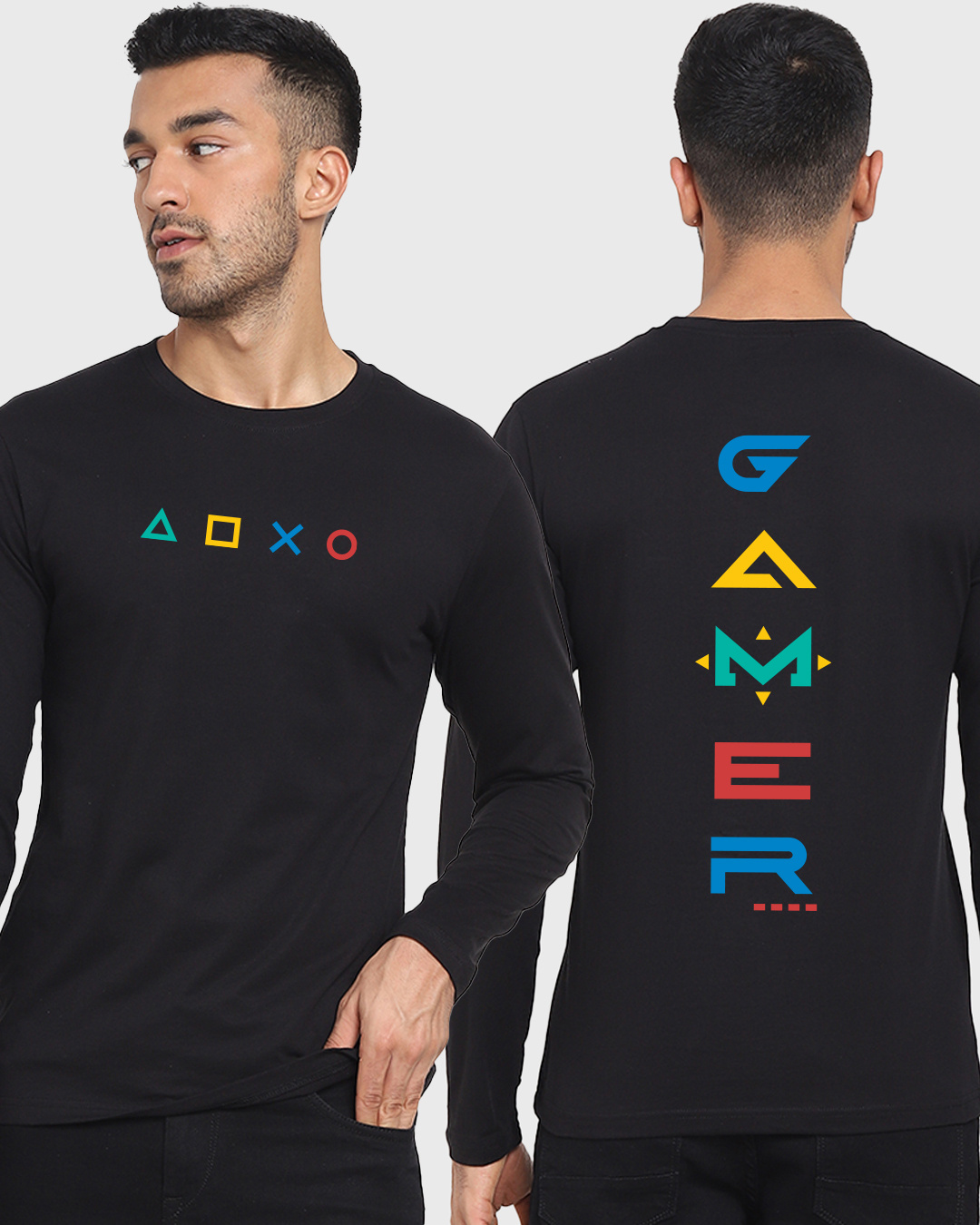 Buy Men's Black Respawn Gamer Typography T-shirt Online at Bewakoof