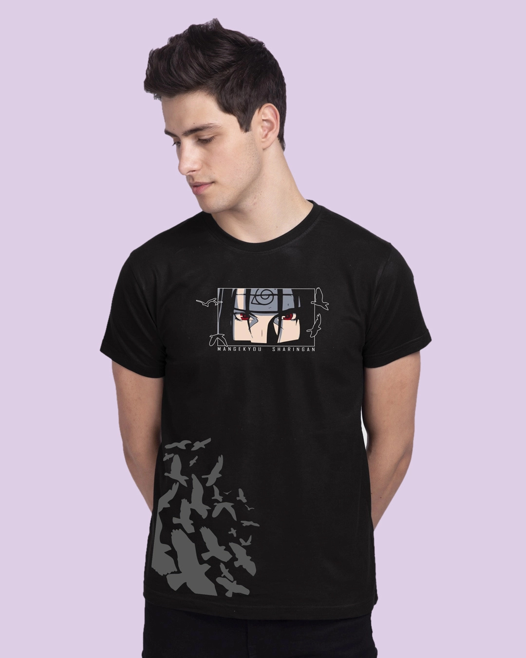 Buy Men's Black Sacrifice Graphic Printed T-shirt Online at Bewakoof