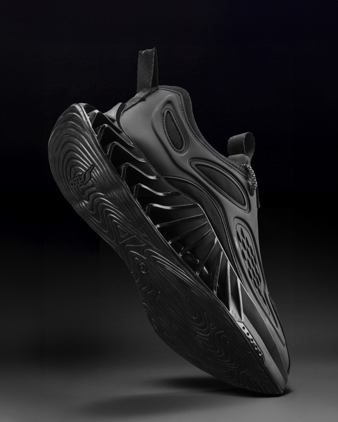 Buy Men's Black SharpStride Sneakers Online in India at Bewakoof