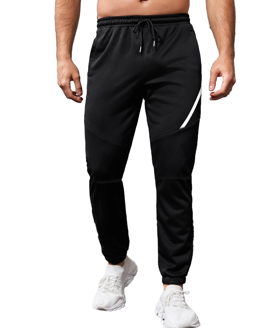 Buy Men's Black Slim Fit Joggers Online at Bewakoof
