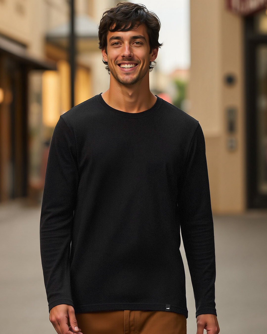 Buy Men's Black T-Shirts Online at Bewakoof