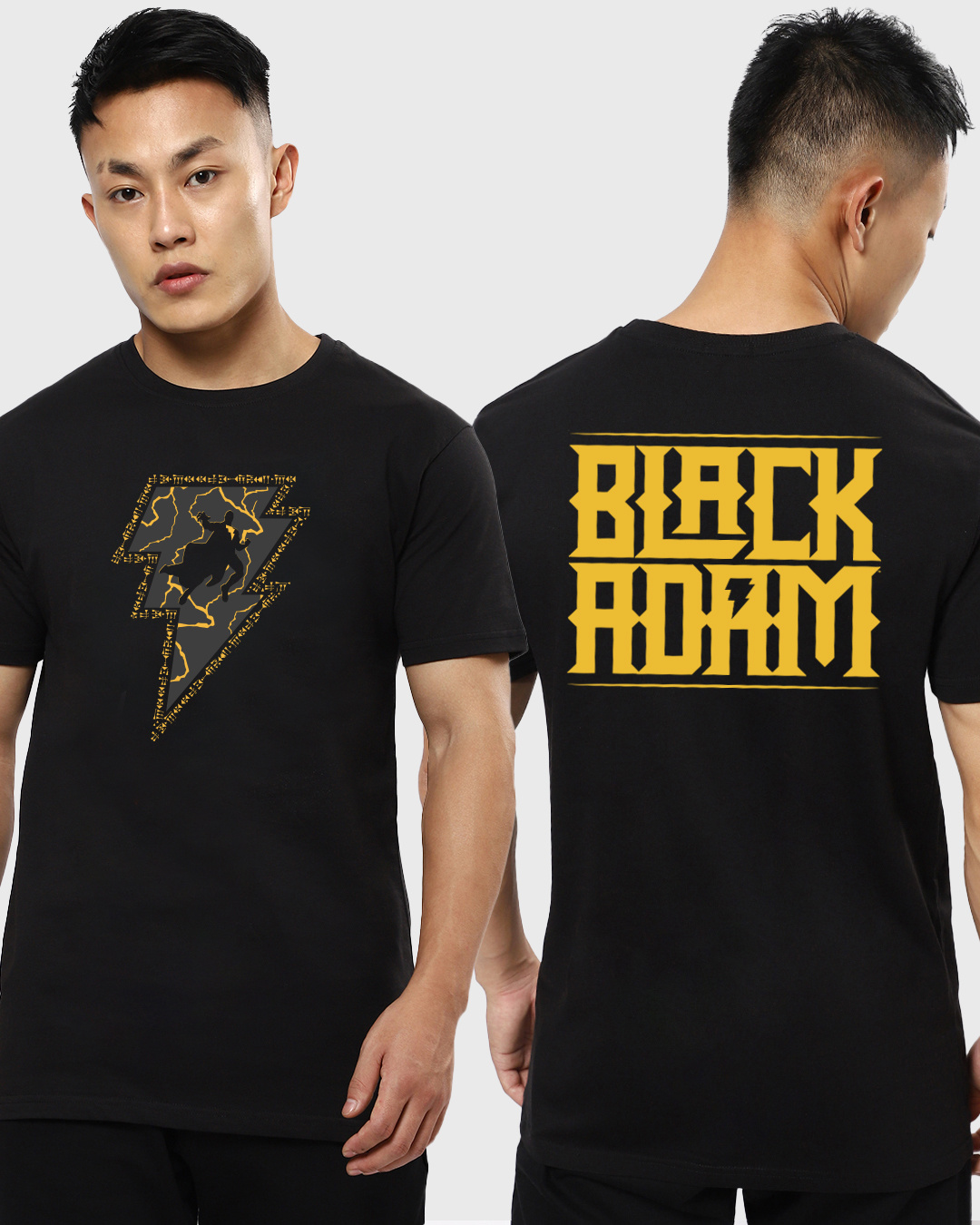 Buy Men's Black The Black Adam Graphic Printed T-shirt Online at Bewakoof