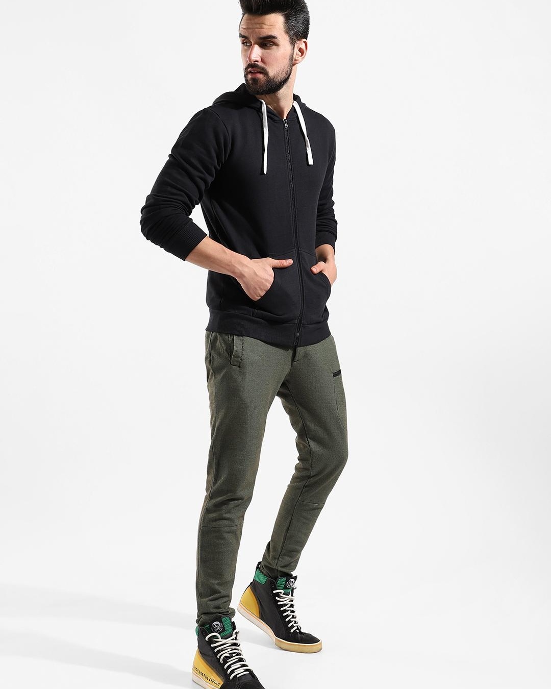 Buy Men's Black Tracksuit Online in India at Bewakoof