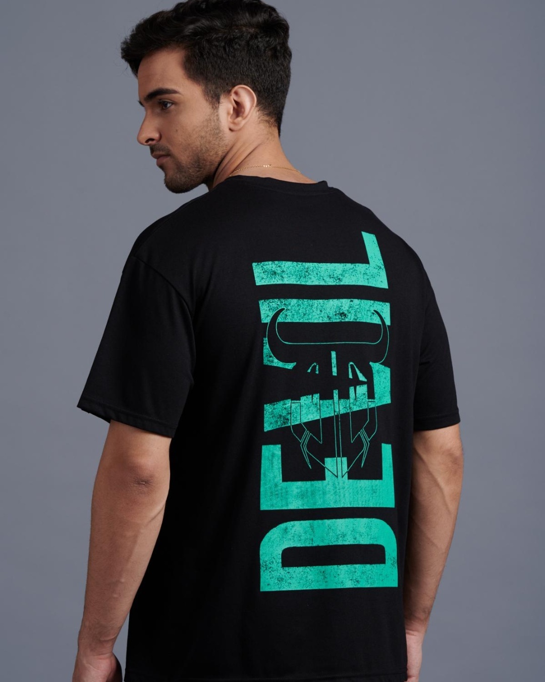 Buy Men's Black Typography T-shirt Online at Bewakoof