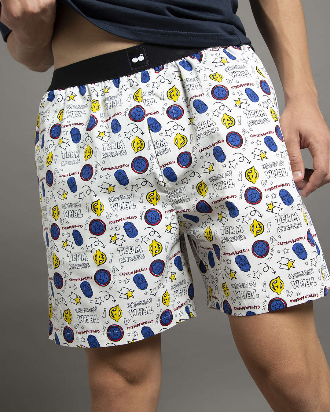 Buy Men's White All Over Printed Boxers Online in India at Bewakoof