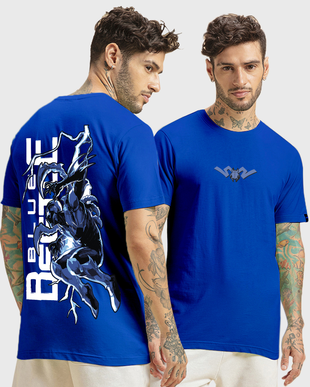 Buy Men's Blue Beetle Graphic Printed T-shirt Online at Bewakoof