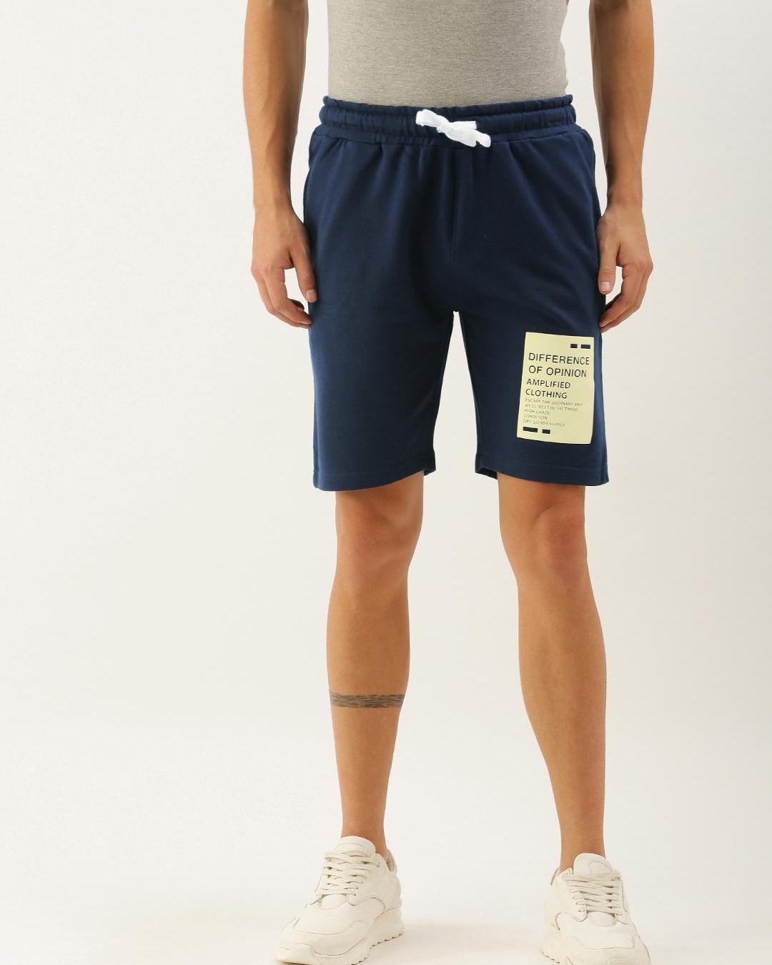 Buy Men's Blue Color Block Shorts for Men Blue Online at Bewakoof