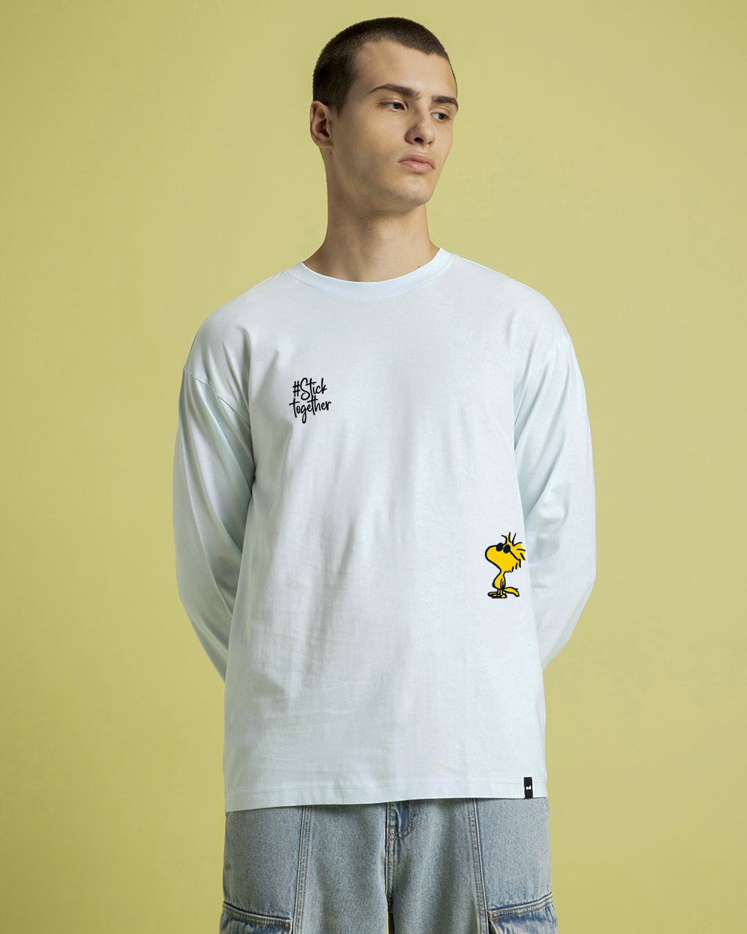 Buy Men's Blue Cool Pals Graphic Printed Oversized T-shirt Online at ...