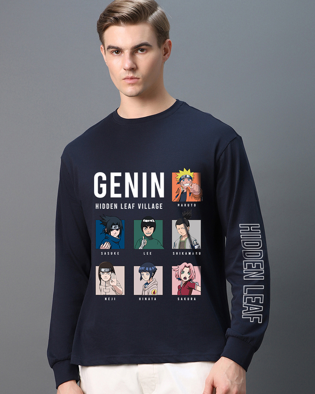 Buy Men's Blue Genins Graphic Printed Oversized T-shirt Online at Bewakoof