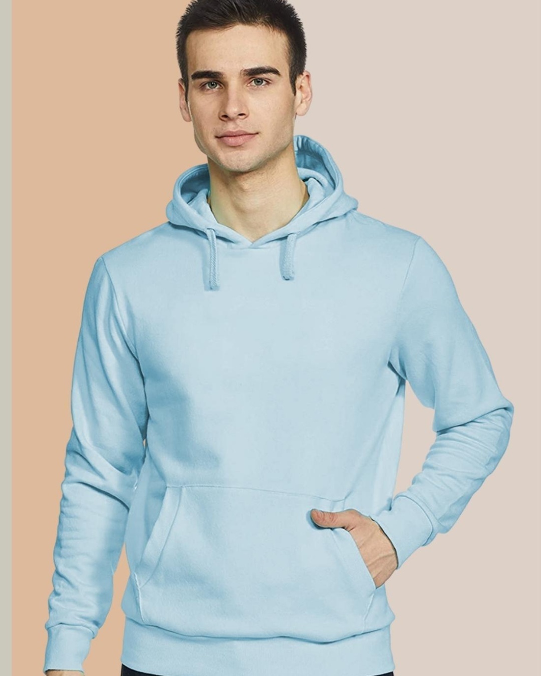 Buy Men's Blue Hoodie Online at Bewakoof