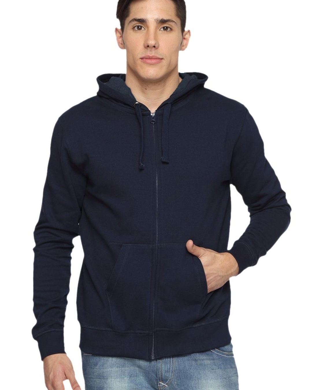 Buy Men's Blue Hoodie Online at Bewakoof