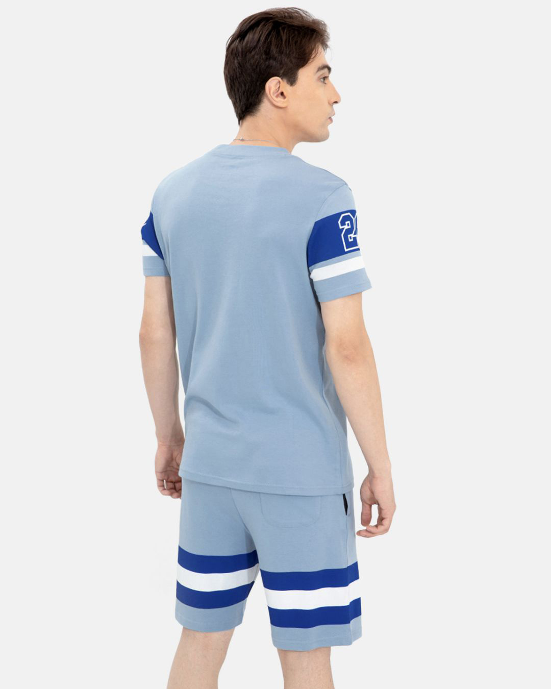 Buy Men's Blue Ice Breakers Typography Co-ord Set Online in India at ...