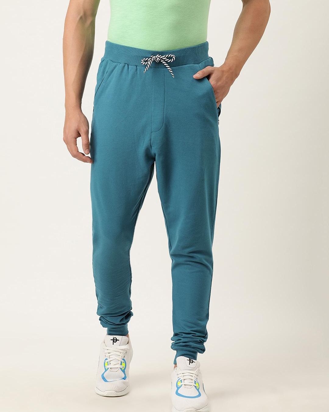 Buy Men's Blue Joggers Online at Bewakoof