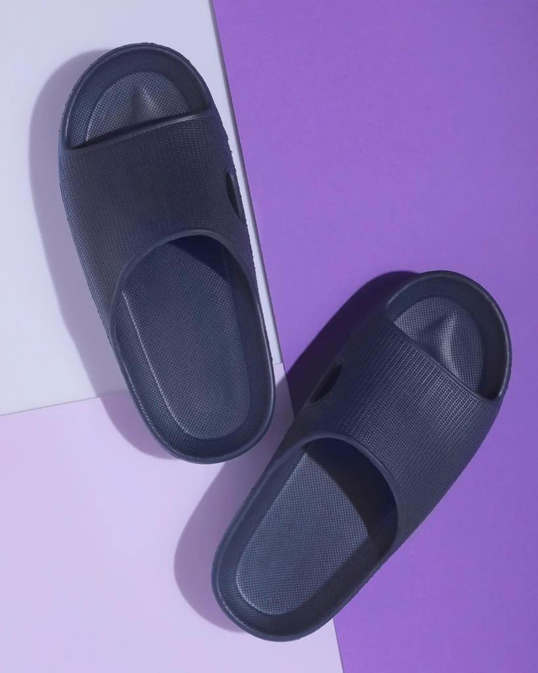 Buy Men's Blue Lightweight Slider Online in India at Bewakoof