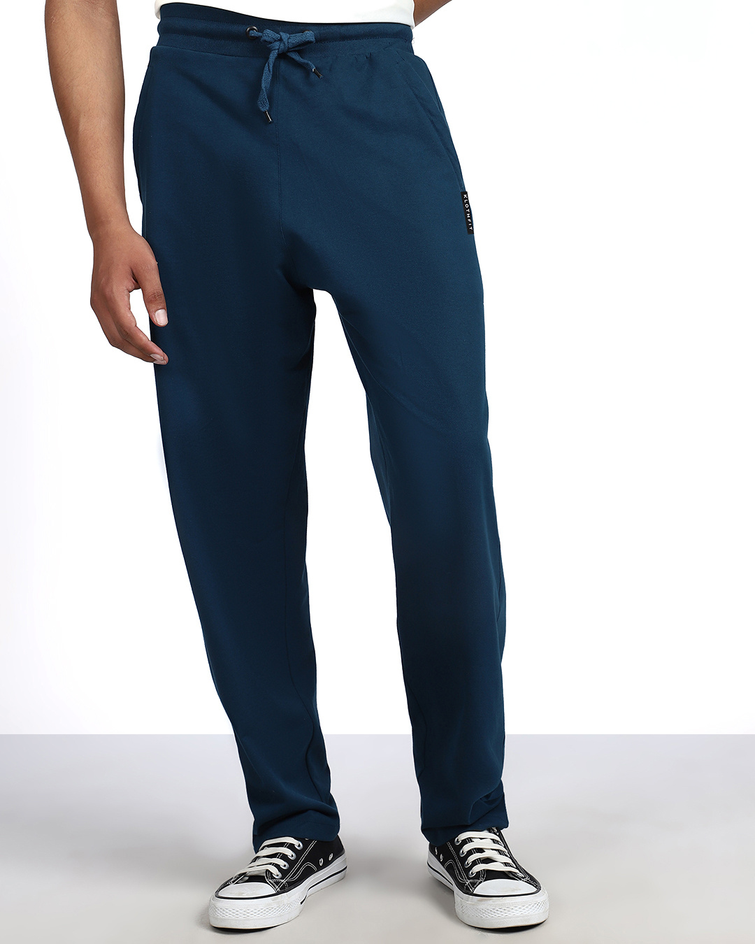 Buy Men's Blue Loose Comfort Fit Track Pants Online at Bewakoof
