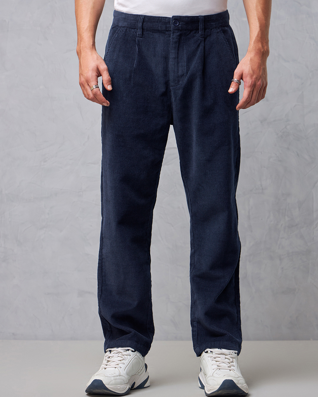 Buy Men's Blue Pants Online at Bewakoof