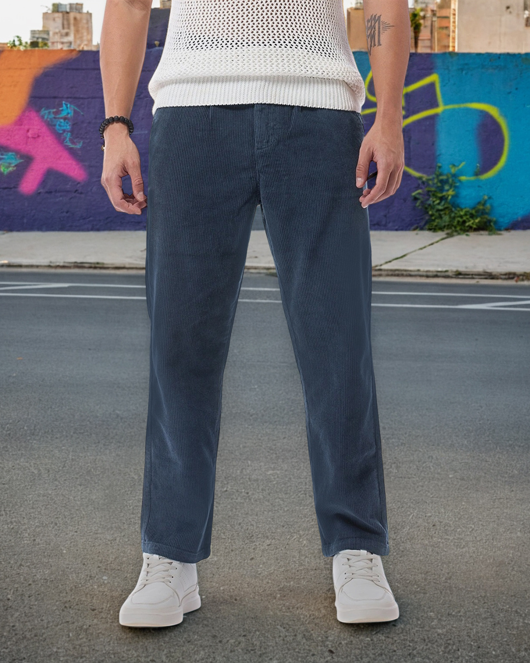 Buy Men's Blue Pants Online at Bewakoof