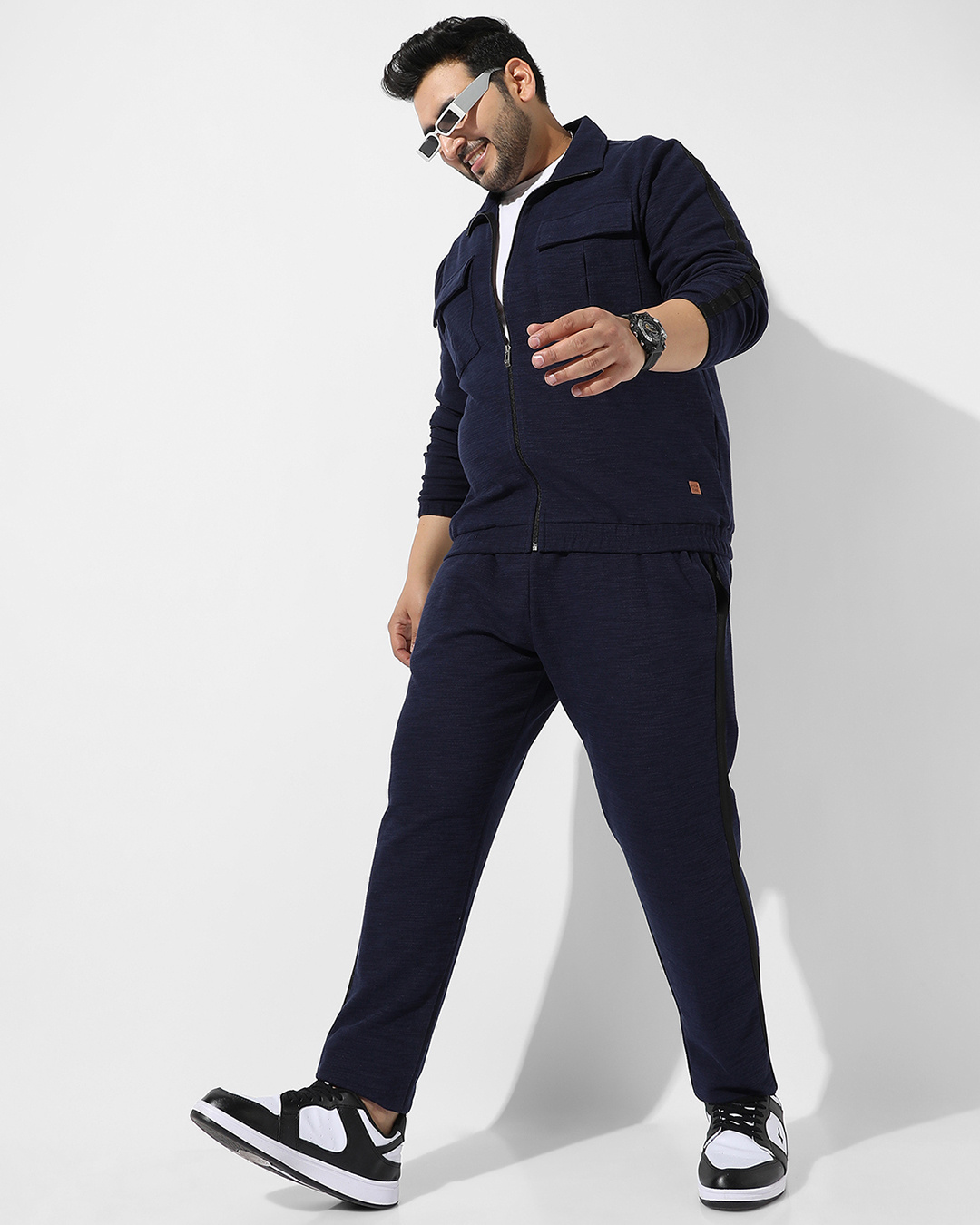 Buy Men's Blue Plus Size Co-ordinates Online in India at Bewakoof