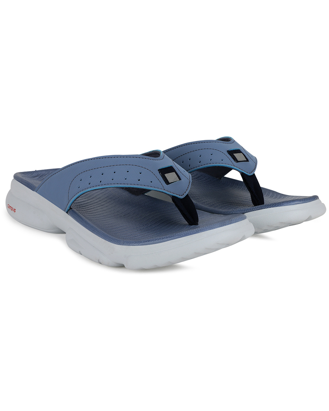 Buy Men's Blue Self Design Flip Flops Online in India at Bewakoof