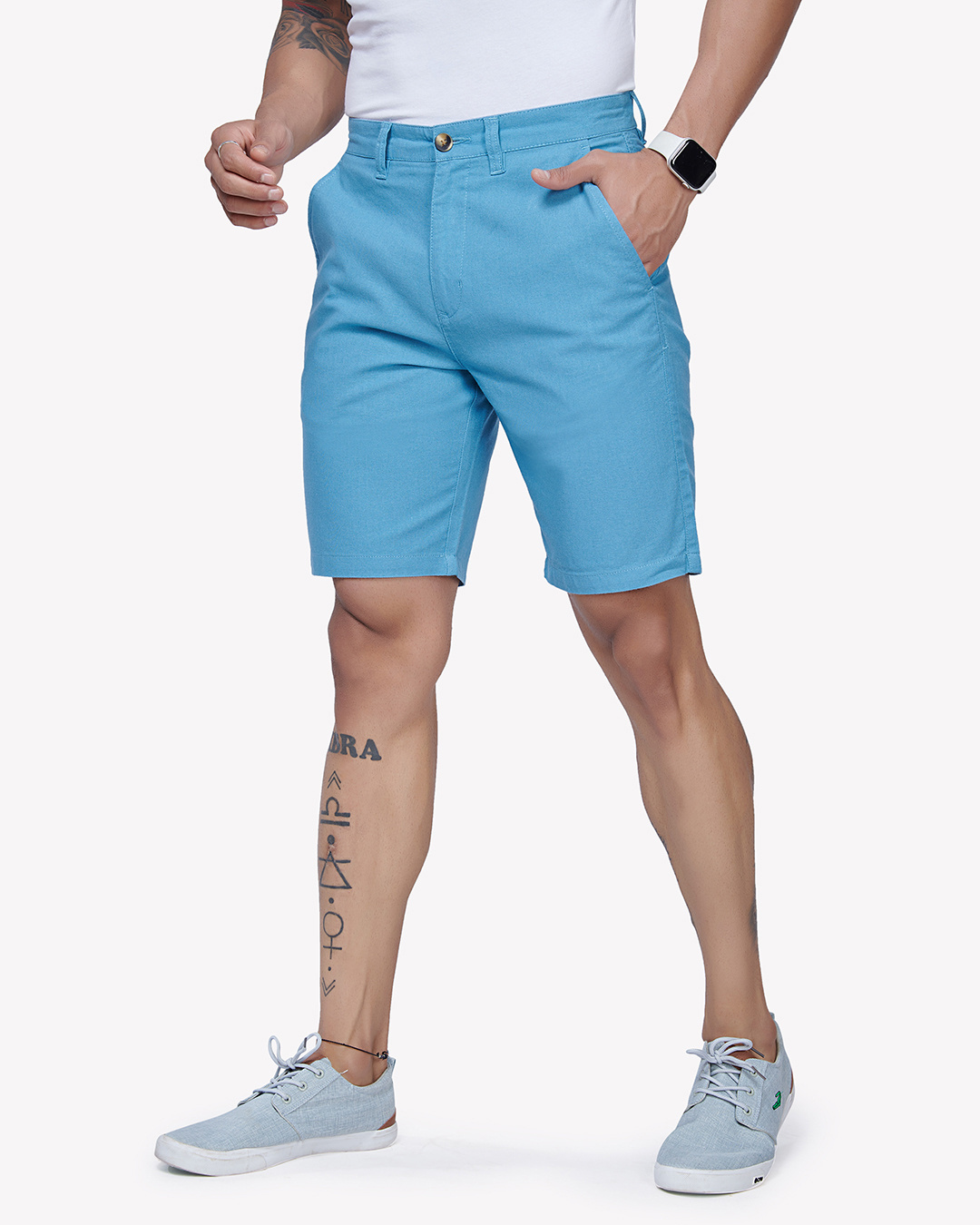 Buy Men's Blue Shorts Online at Bewakoof