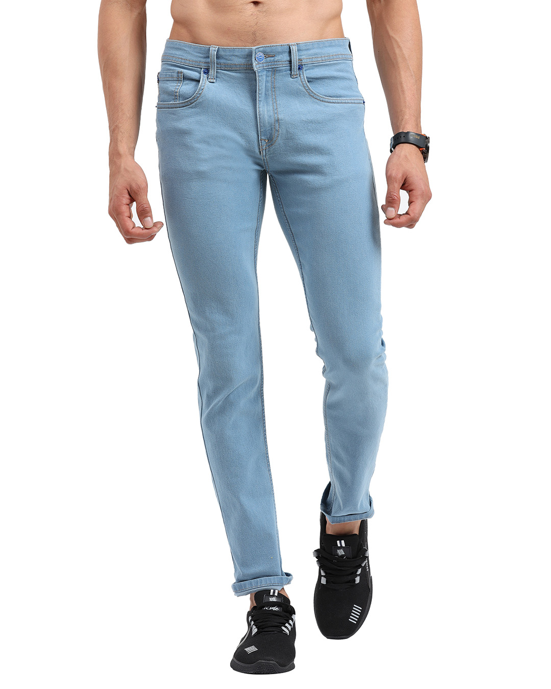 Buy Men's Blue Skinny Fit Jeans Online at Bewakoof