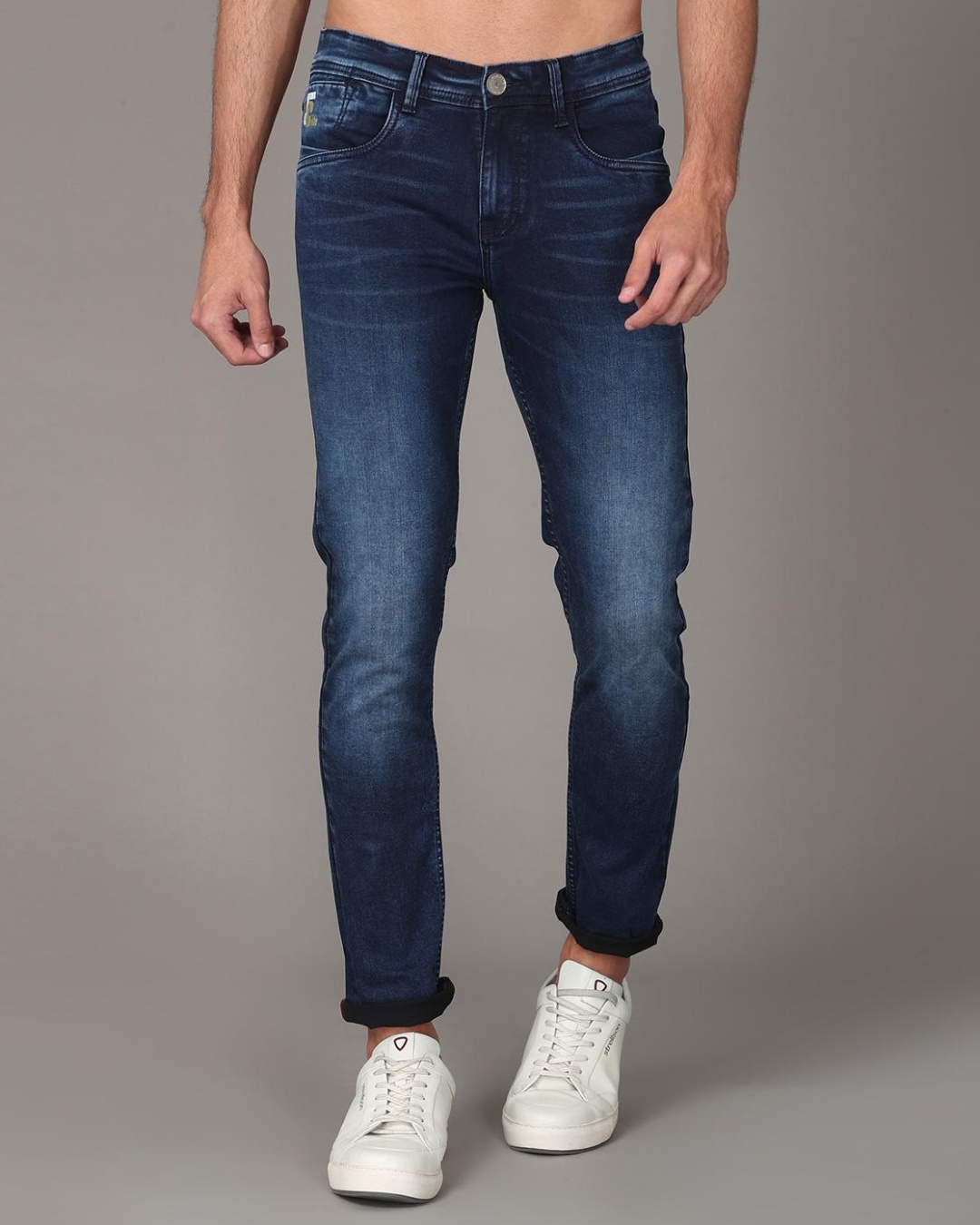 Buy Men's Blue Slim Fit Jeans Online at Bewakoof