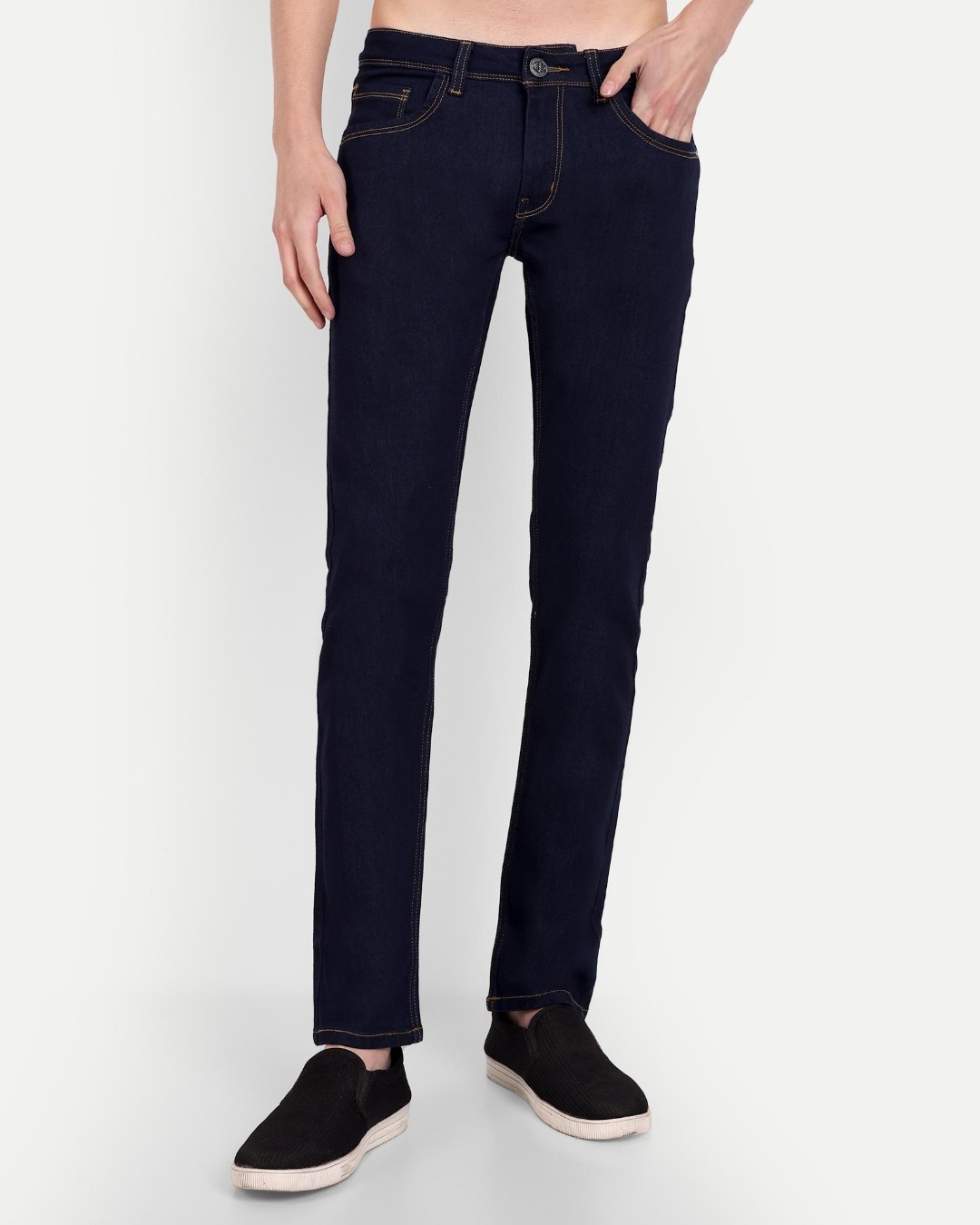Buy Men's Blue Slim Fit Jeans Online at Bewakoof