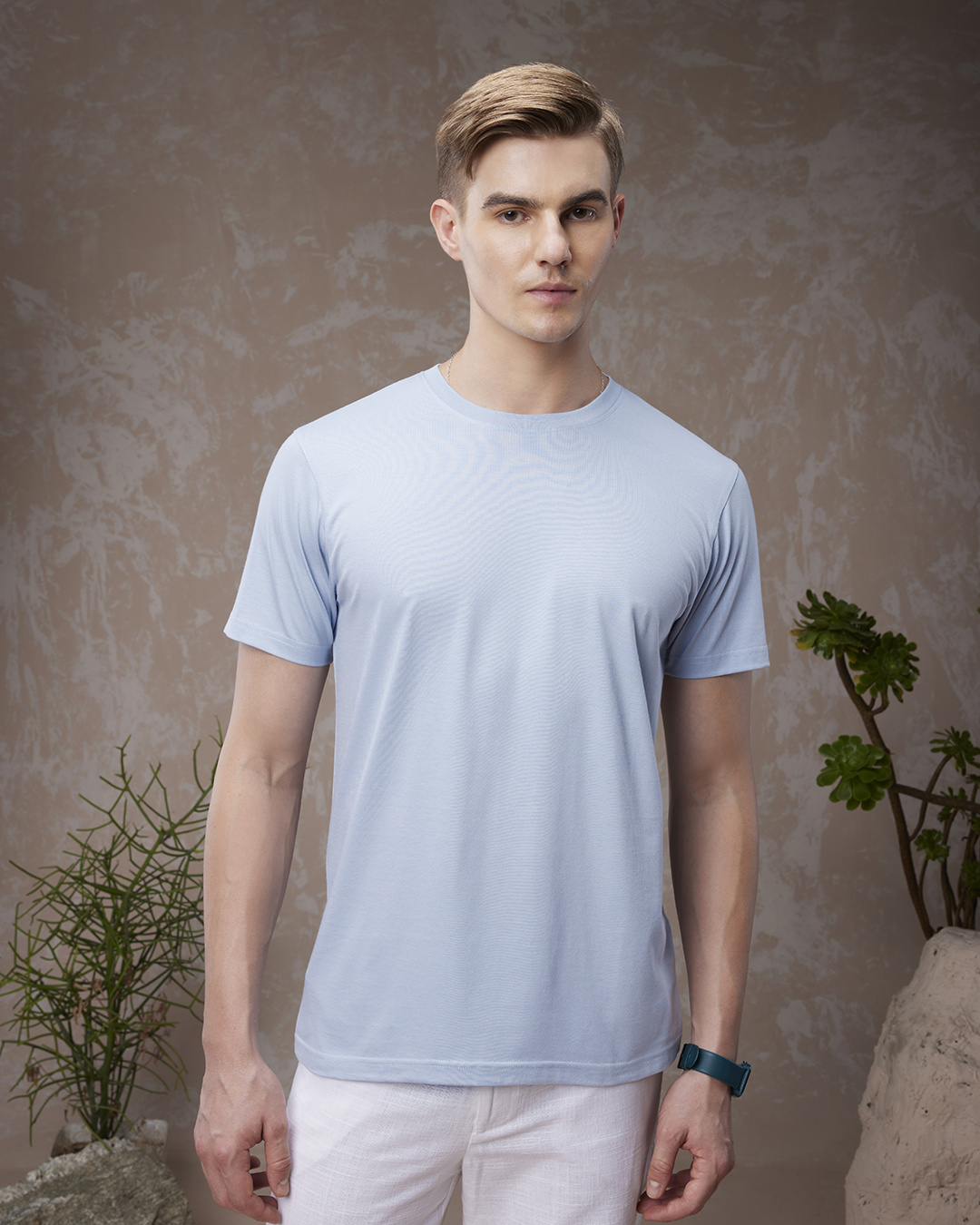 Buy Men's Blue T-shirt Online at Bewakoof