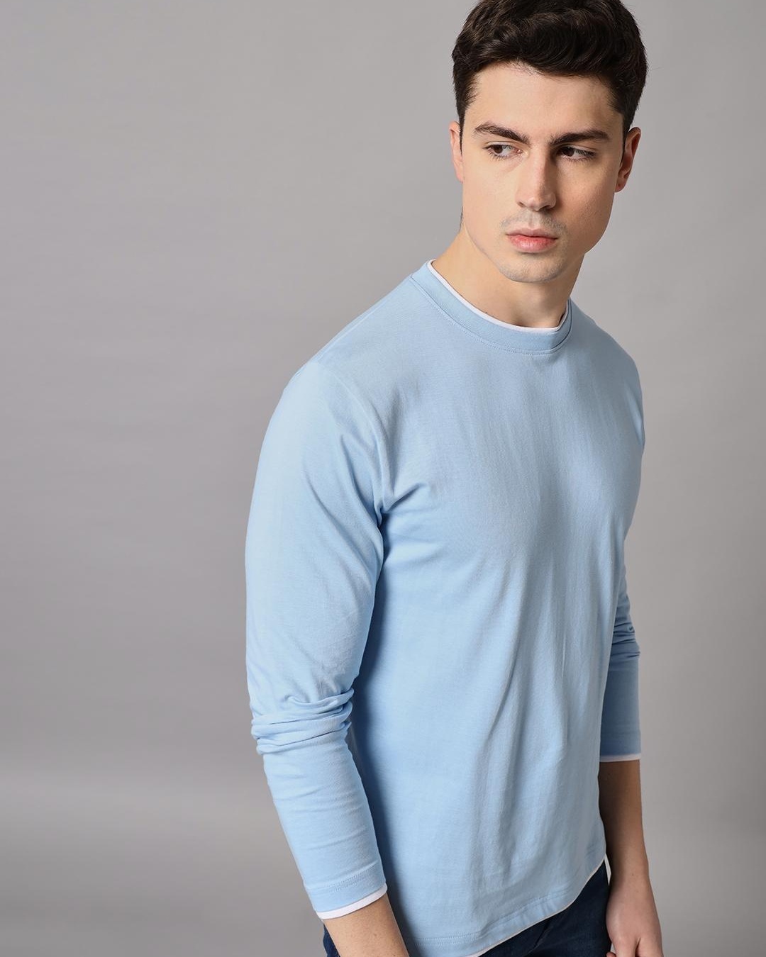 Buy Men's Blue T-shirt Online at Bewakoof