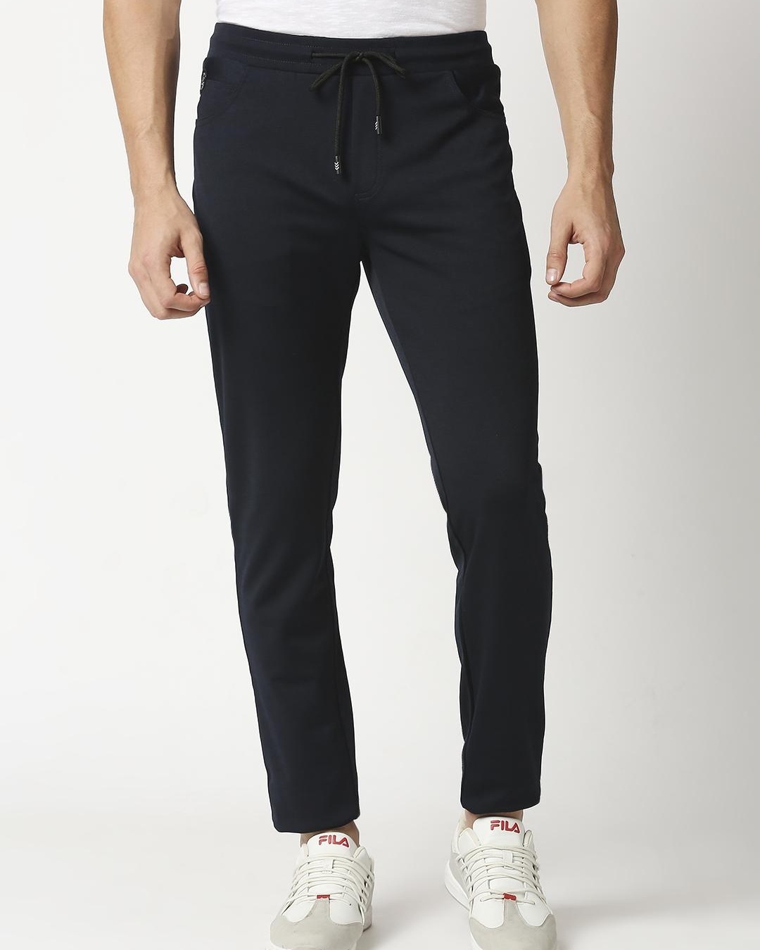 Buy Men's Blue Track Pants Online at Bewakoof