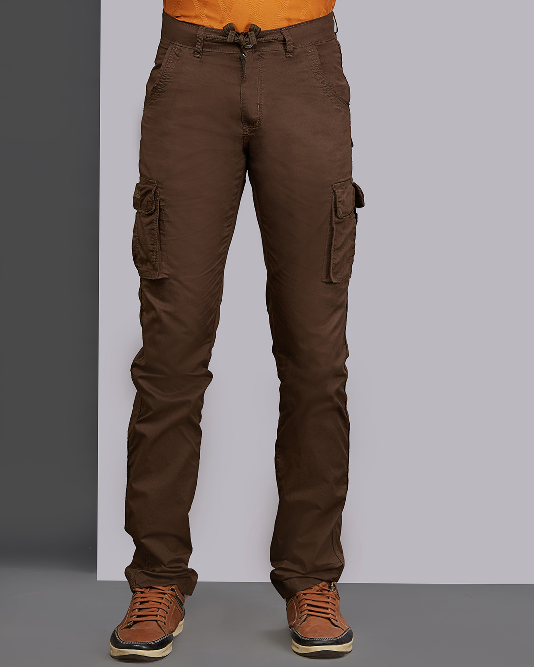 Buy Men's Brown Cargo Pants Online at Bewakoof