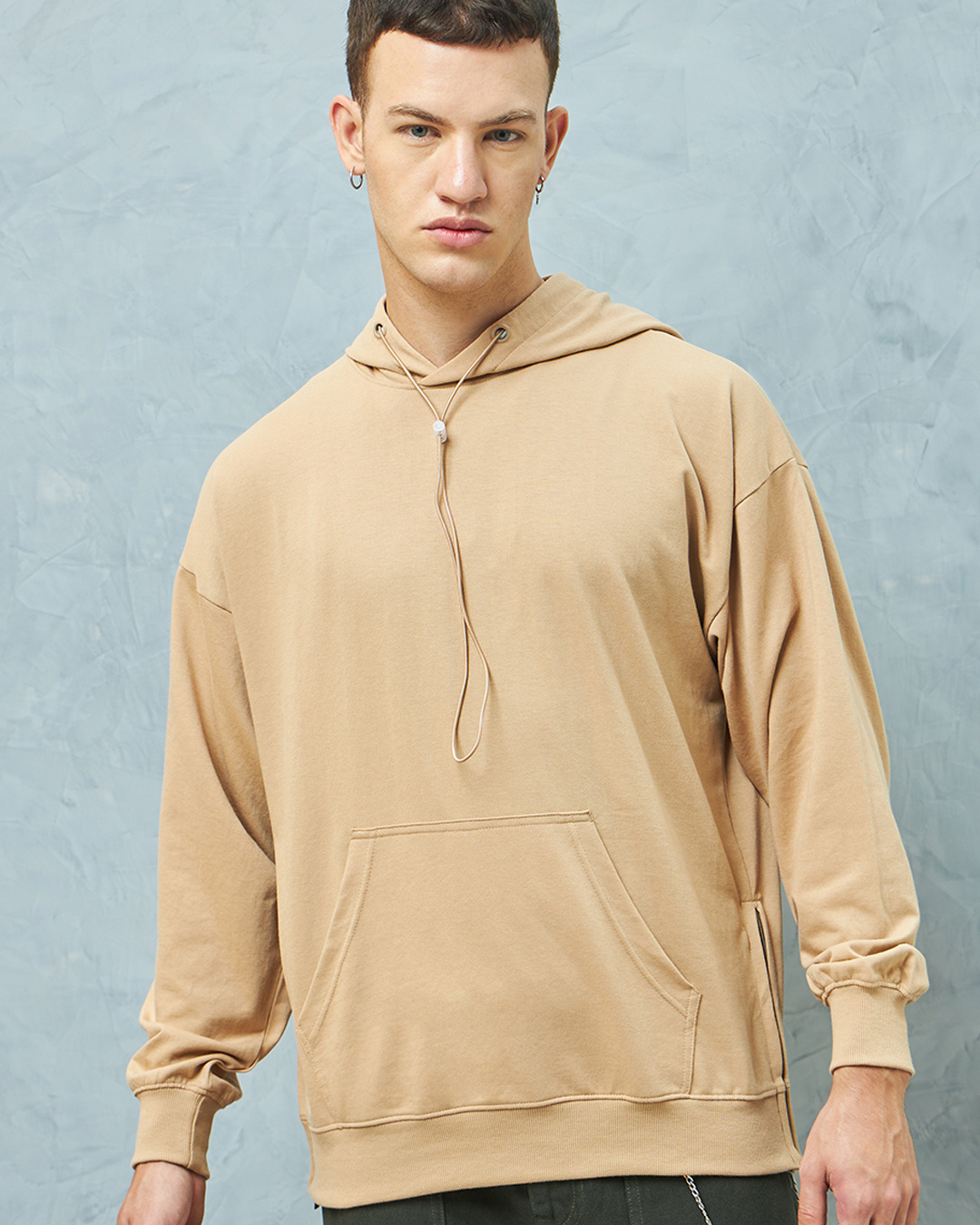 Buy Men's Brown Oversized Hoodies Online at Bewakoof