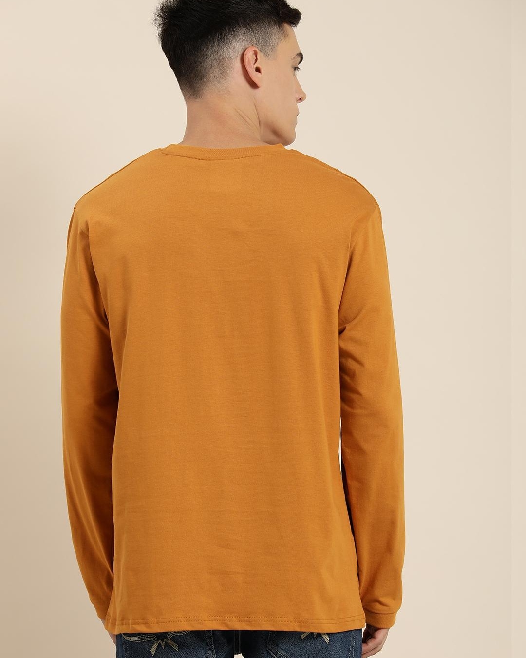 Buy Men's Brown Oversized T-shirt Online at Bewakoof