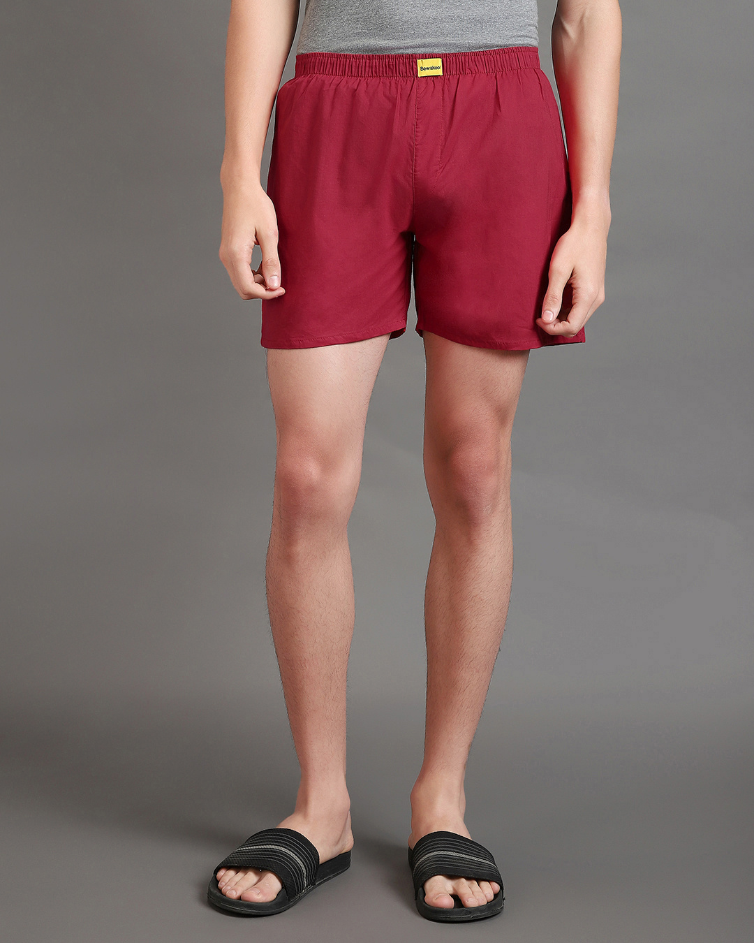 Buy Men's Red Boxers Online in India at Bewakoof