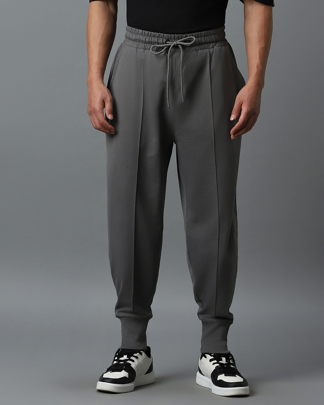 Buy Men's Grey Oversized Joggers Online at Bewakoof