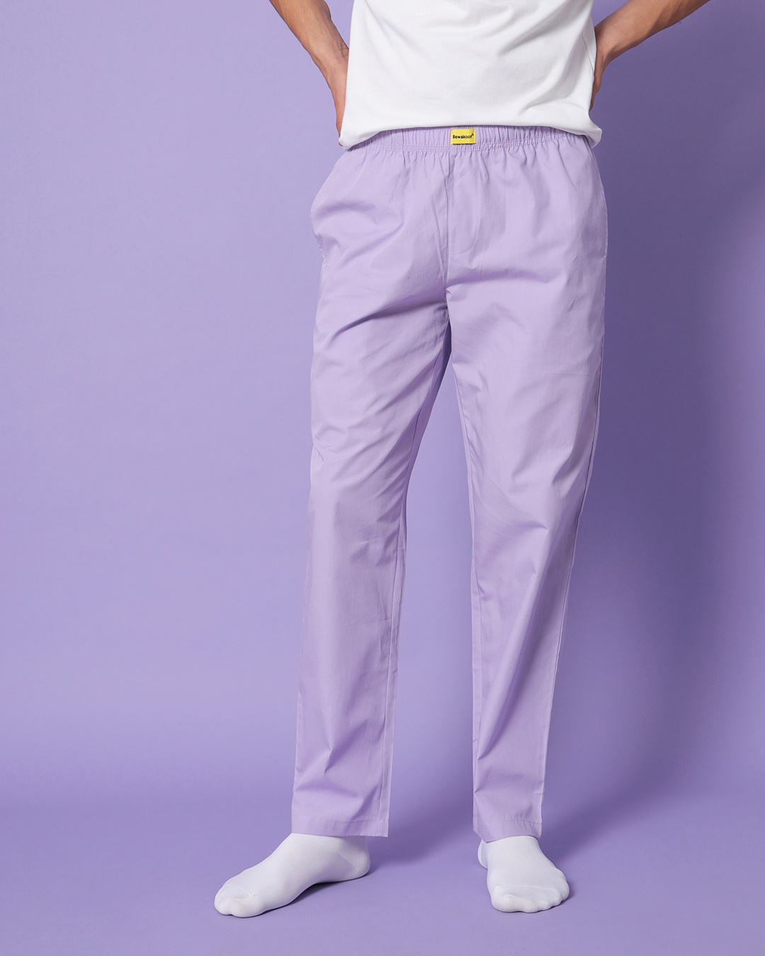 Buy Men's Feel Good Lilac Pyjamas Online in India at Bewakoof